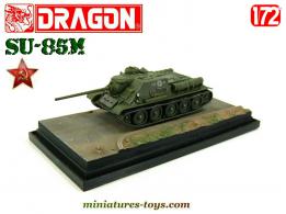 Le char russe SU-85M en miniature avec son diorama par Dragon Armor au 1/72e miniatures-toys