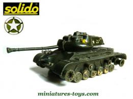 Le char Patton M47 vert en miniature de Solido au 1/50e incomplet ...