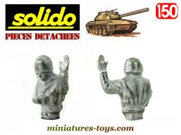 Le chef de char en miniature métal non peint pour blindés Solido au 1 ...