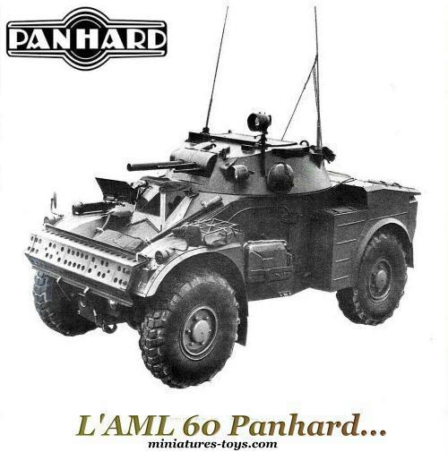 Le Panhard AML 60 en miniature militaire Dinky Toys France au 1/52e ...