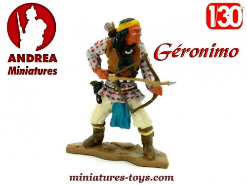 La figurine du Chef indien Geronimo par Andrea au 1/32e miniatures-toys