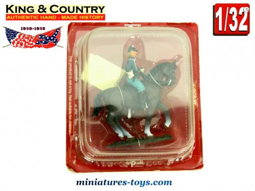 Le Général George Custer a cheval en figurine King Country DelPrado 1 ...