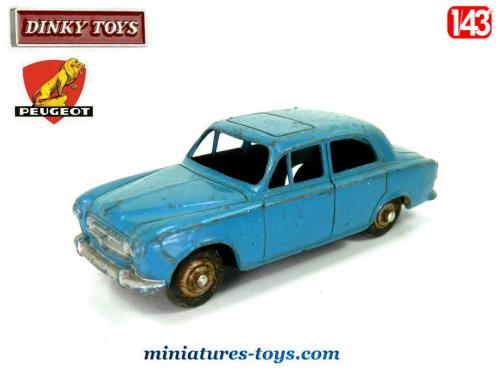 La Peugeot 403 berline bleue en miniature de Dinky Toys France au 1/43e ...