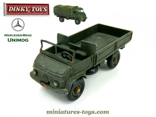 Le camion Mercedes Benz Unimog militaire de Dinky Toys au 1/50e sans ...