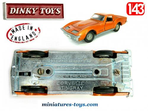 La Chevrolet Corvette Stingray miniature de Dinky Toys England au 1/43e ...