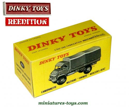 La boite neuve du camion Unimog Mercedes miniature de Dinky Toys France ...