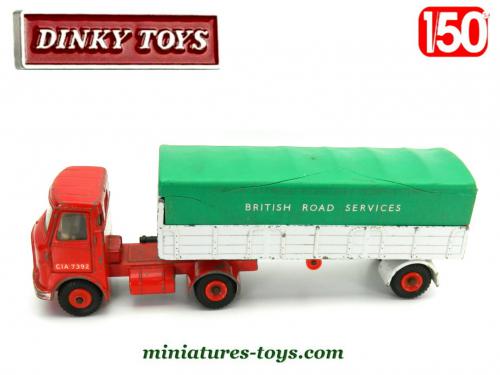 Le tracteur AEC articuled Lorry et sa semi-remorque miniature Dinky ...