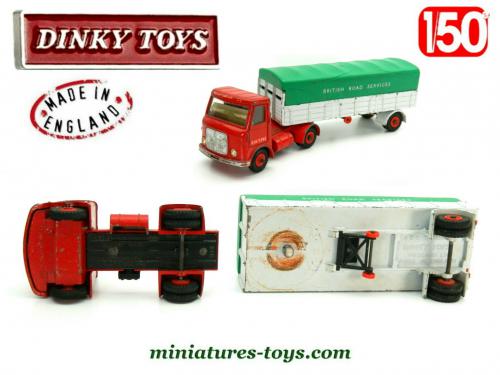 Le tracteur AEC articuled Lorry et sa semi-remorque miniature Dinky ...
