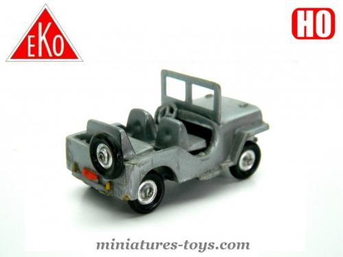 La Jeep en miniature par Eko au 1/86e H0 HO miniatures-toys