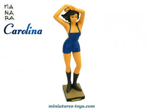 La figurine en résine de la belle pin up Carolina dessinée par Manara ...