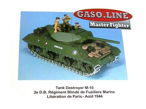 L'équipage et les accessoires du Destroyer M10 Solido par Master ...