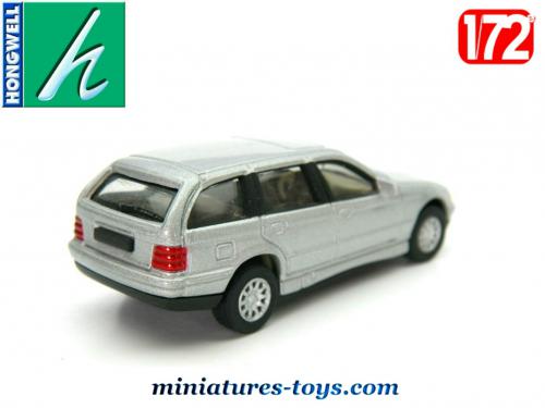 La BMW 325 I Touring grise en voiture miniature par Hongwell au 1/72e ...