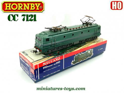 La locomotive électrique CC7121 SNCF en miniature par Hornby au H0 HO ...