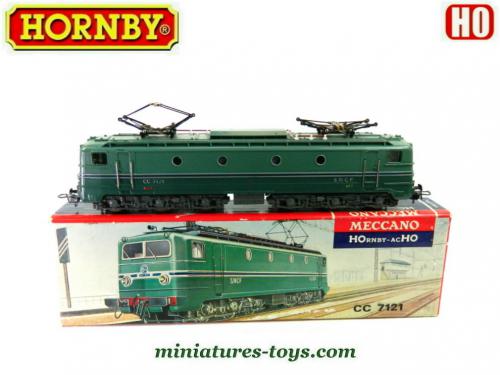 La locomotive électrique CC7121 SNCF en miniature par Hornby au H0 HO ...