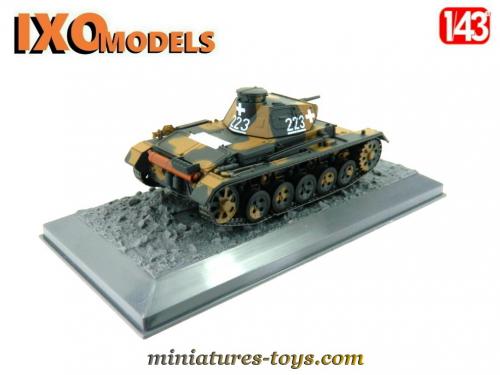 Le char allemand Panzer III Ausf A miniature par Ixo Models au 1/43e ...