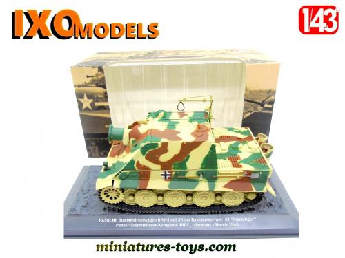 Le Sturmmorserwagen 606/4 Sturmtiger miniature par Ixo Models au 1/43e ...