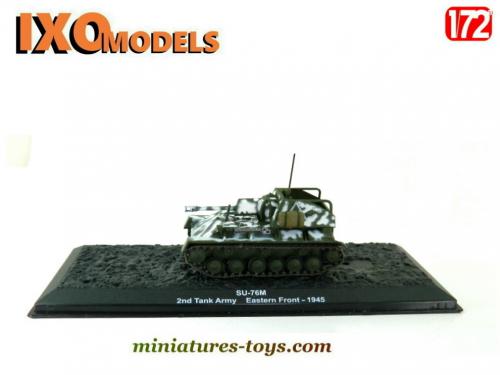 Le canon automoteur russe SU-76M en miniature par Ixo Models au 1/72e miniatures-toys