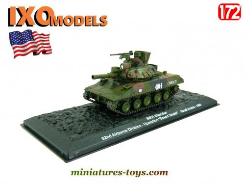 Le char américain M551 Sheridan en miniature par Ixo Models Altaya au 1 ...