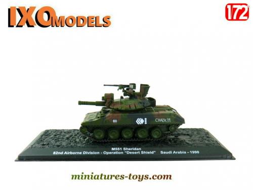 Le char américain M551 Sheridan en miniature par Ixo Models Altaya au 1 ...