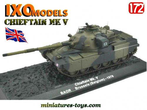 Le char Chieftain Mk 5 anglais BAOR en miniature Ixo Models au 1/72e ...