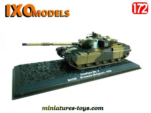 Le char Chieftain Mk 5 anglais BAOR en miniature Ixo Models au 1/72e ...