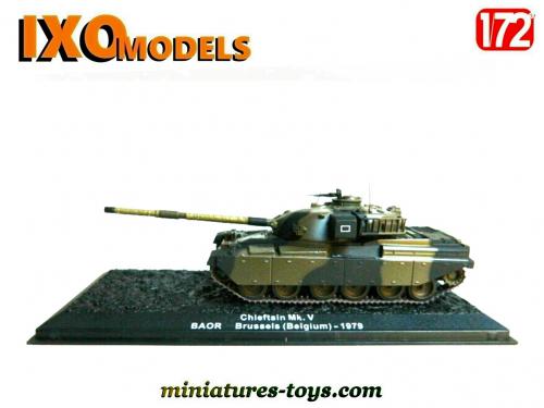 Le char Chieftain Mk 5 anglais BAOR en miniature Ixo Models au 1/72e ...
