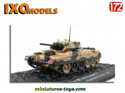Le char anglais Cruiser Mk VIA Crusader II en 1942 par Ixo Models au 1 ...