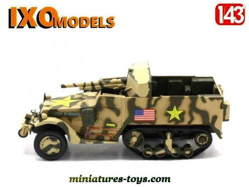 Un Half-Track M3 GMC de 75 mm en miniature par Ixo Models au 1/43e ...