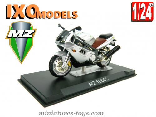 La moto MZ 1000S en miniature Ixo Models au 1/24e miniatures-toys