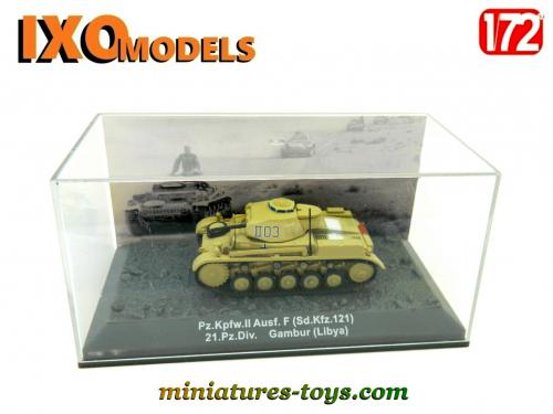 Le Panzer II Ausf F SdKfz 121 en char miniature par Ixo Models au 1/72e ...
