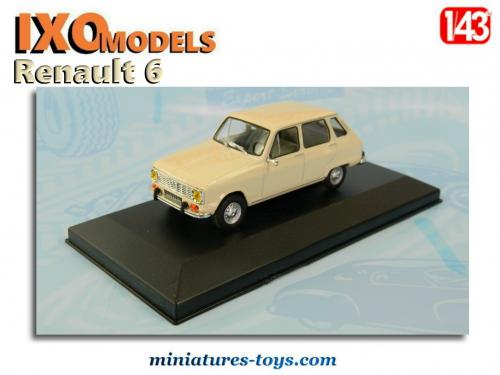 La Renault 6 modèle 1979 miniature par Ixo Models au 1/43e miniatures-toys