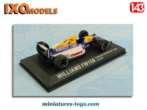 La Renault Williams FW15B n°2 Le Mans 1993 miniature par Ixo Models au ...