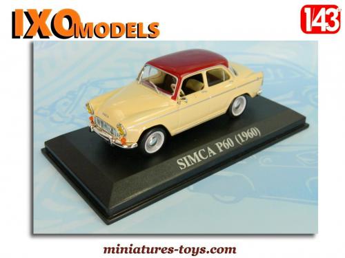 La Simca Aronde de 1960 en miniature par Ixo Models au 1/43e miniatures ...