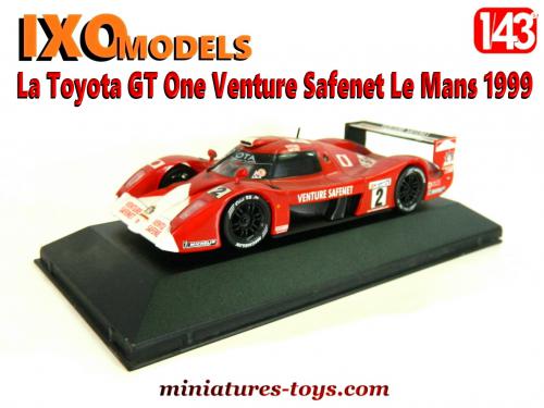 La Toyota GT One Venture Safenet Le Mans 1999 miniature Ixo Models au 1 ...