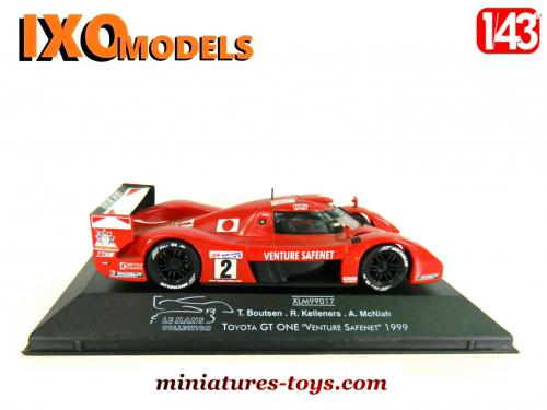 La Toyota GT One Venture Safenet Le Mans 1999 miniature Ixo Models au 1 ...