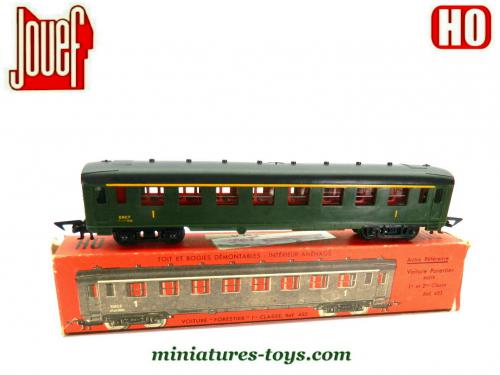 La voiture voyageurs Forestier de la SNCF en miniature par Jouef au H0 ...
