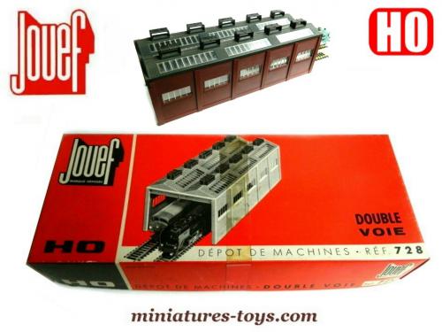 Le dépôt de machines double voies en miniature par Jouef au H0 HO ...