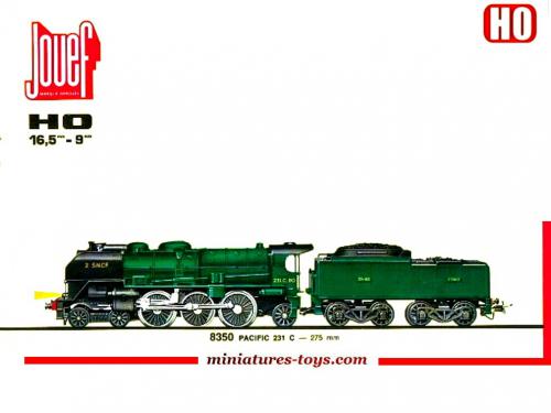 Le châssis de la locomotive a vapeur 231C Pacific en miniature de Jouef ...