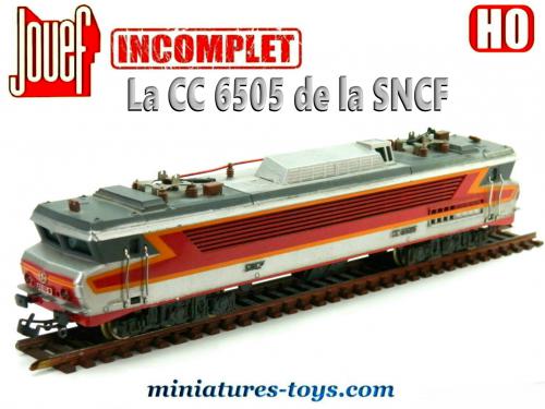 La locomotive électrique CC 6505 miniature par Jouef au H0 HO ...