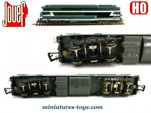 La locomotive diesel CC 72001 de la SNCF en miniature par Jouef au H0 ...