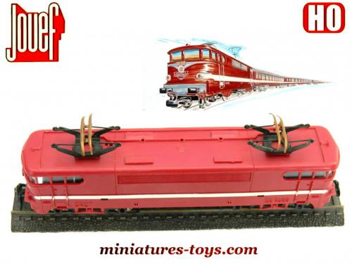 La locomotive électrique BB 9288 rouge miniature de Jouef au H0 HO miniatures-toys