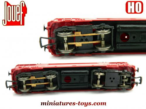 La locomotive électrique BB 9288 rouge miniature de Jouef au H0 HO miniatures-toys