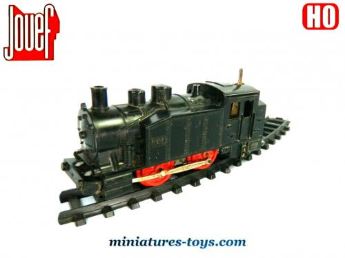 La locomotive 020 T mécanique avec wagons rails miniatures Jouef HO à ...
