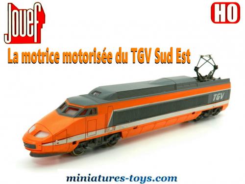 La motrice du TGV Sud Est en miniature par Jouef au HO H0 miniatures-toys