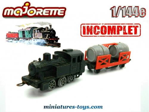 La locomotive avec wagon foudres en miniature Majorette Rail Route au 1 ...