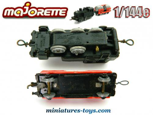 La locomotive avec wagon foudres en miniature Majorette Rail Route au 1 ...