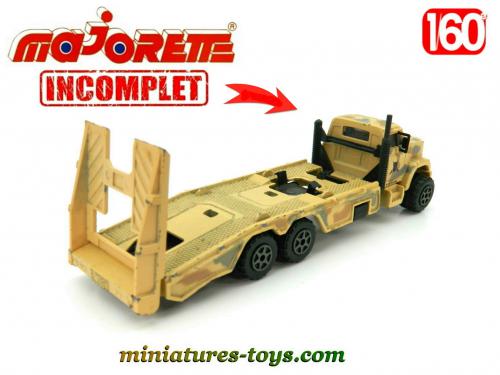 Le camion plateau miniature de Majorette Special forces au 1/60e ...