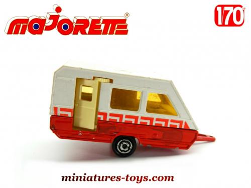 La caravane rouge en miniature Majorette France 3 inches au 1/70e ...