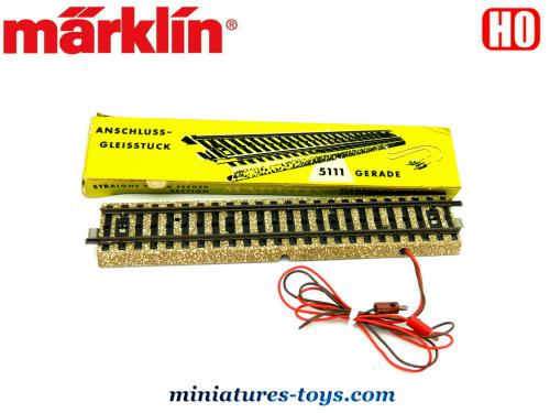 Le rail ferroviaire droit d'alimentation en métal 3 voies par Marklin ...