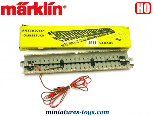 Le rail ferroviaire droit d'alimentation en métal 3 voies par Marklin ...